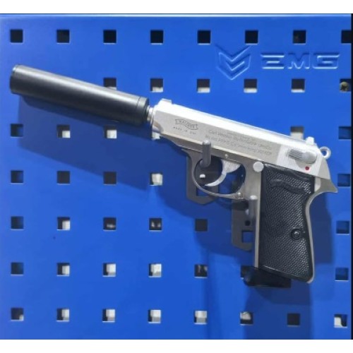 Andy's Custom Maruzen PPK/S Walther Green Gas Airsoft Pistol - Silver ...